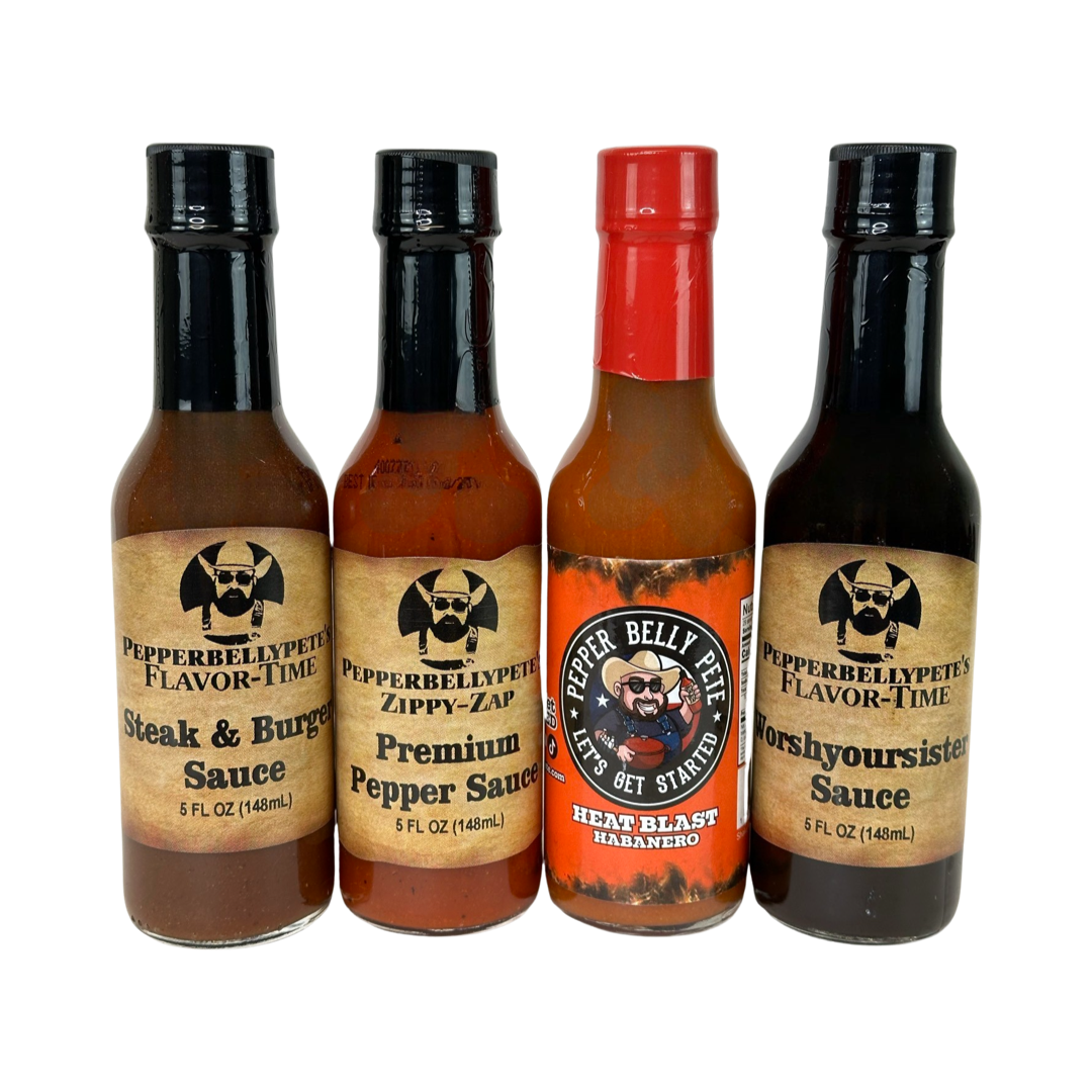 Pepper Belly Pete's Sampler Pack – SAUCE DUDES